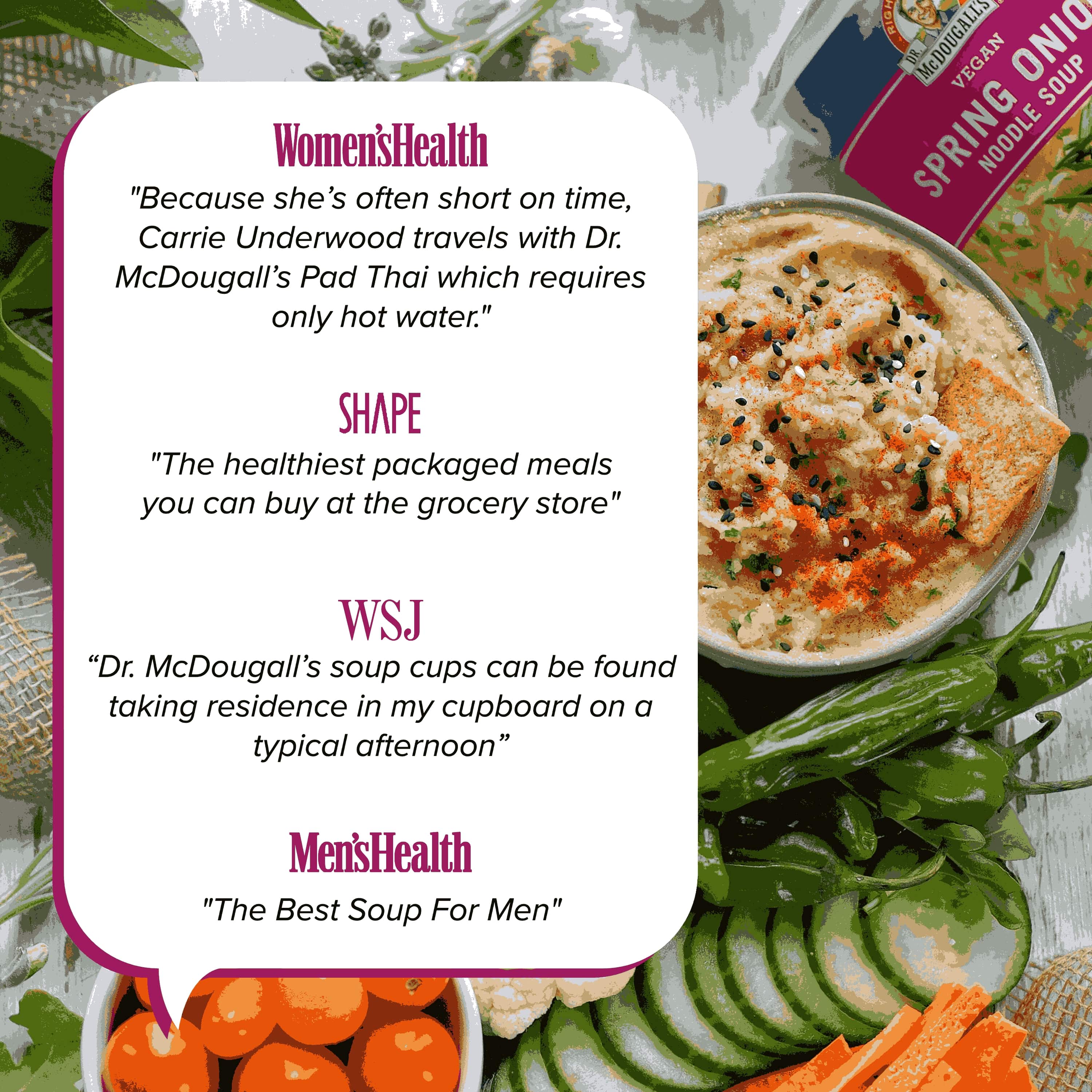 Spring Onion Noodle Soup Cup – Dr. McDougall's Right Foods